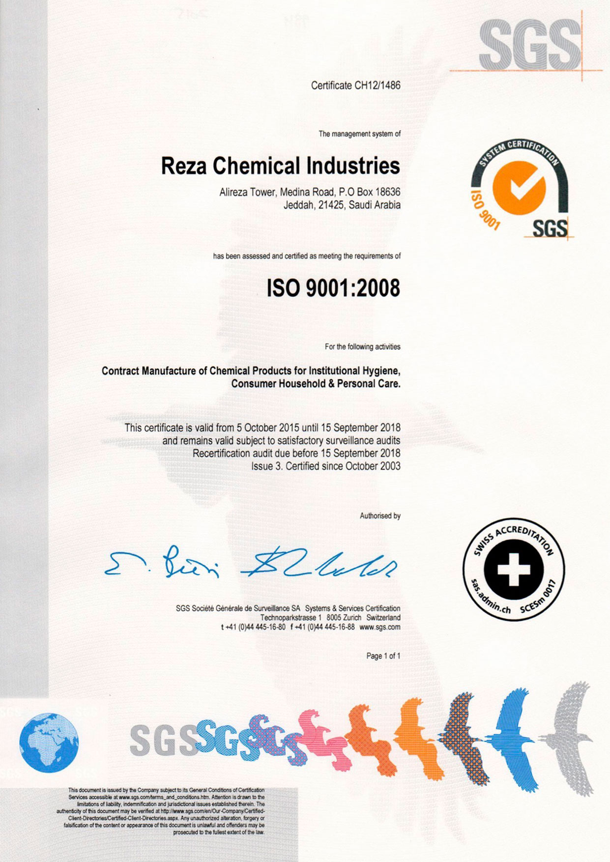 Iso 9001 2008 Renewal Audit Reza